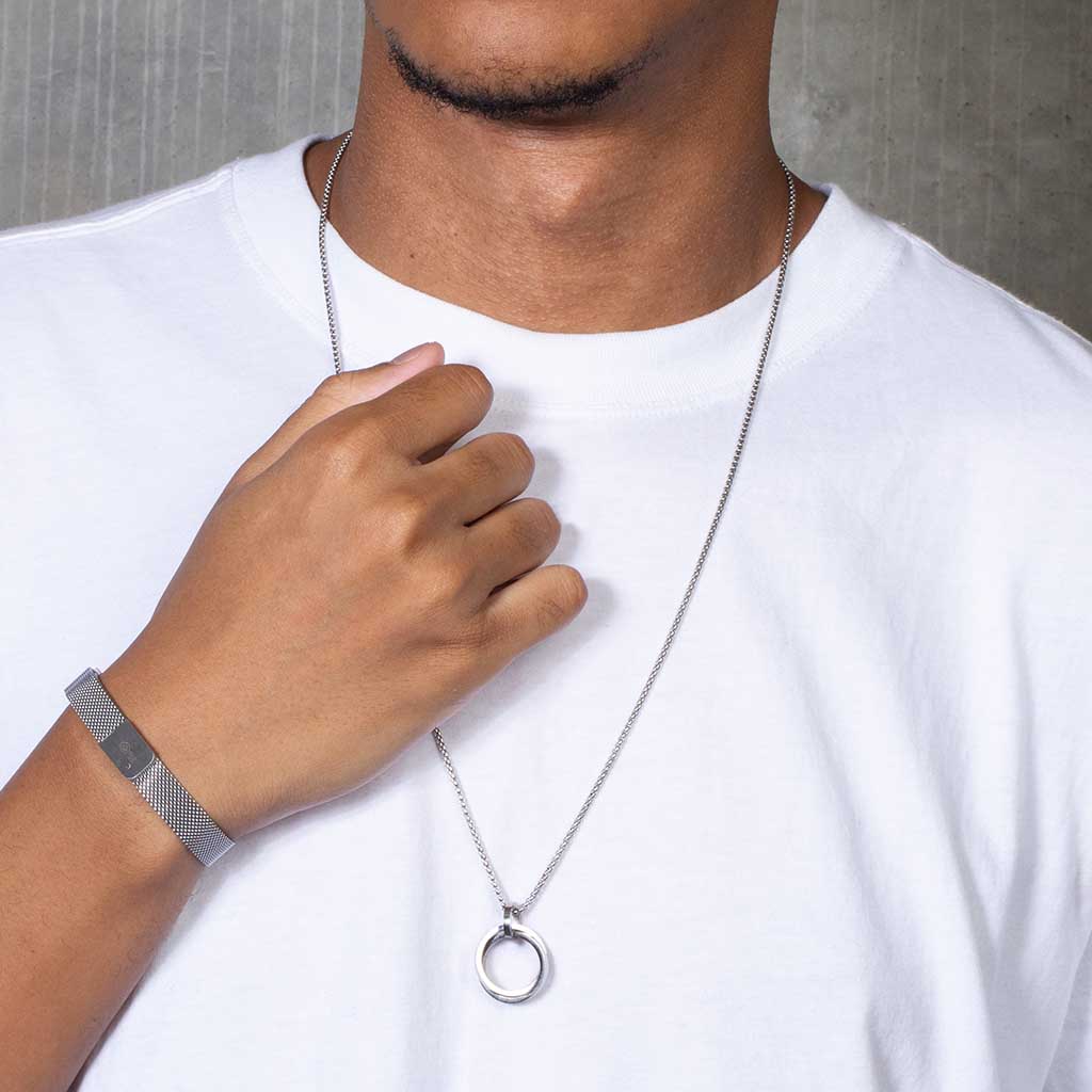 Kit Barcelona de Pulseira e Colar: Imã e Gates